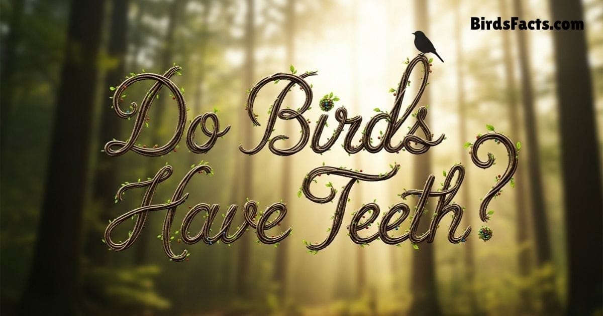 Do Birds Have Teeth? Exploring the Tooth History of Birds